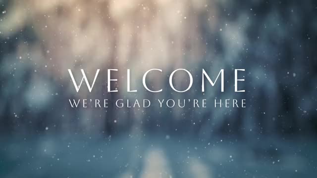 Snow Shimmer: We're Glad You're Here | Visual Revival | WorshipHouse Media
